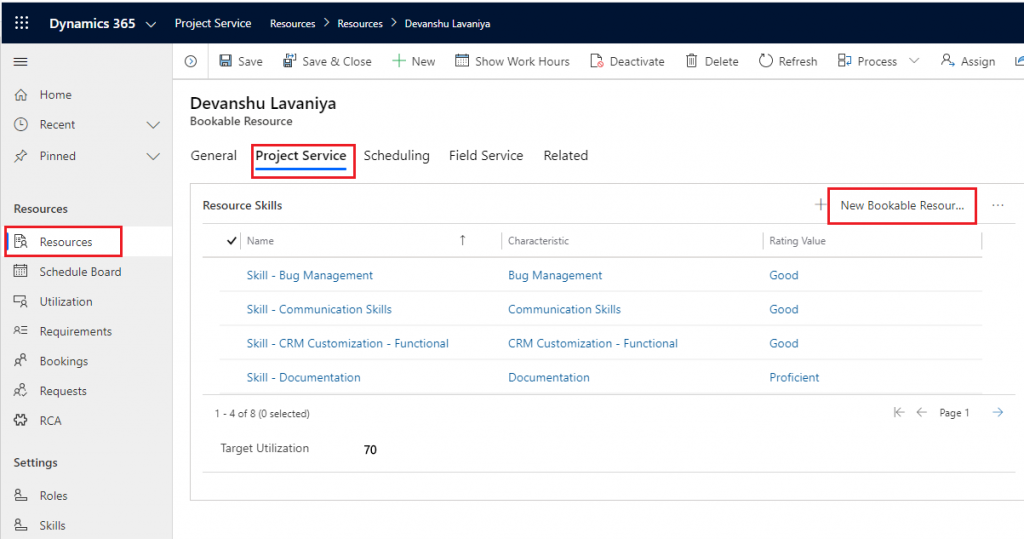 Resource Management Dynamics 365 Project Automation - ECLEVA